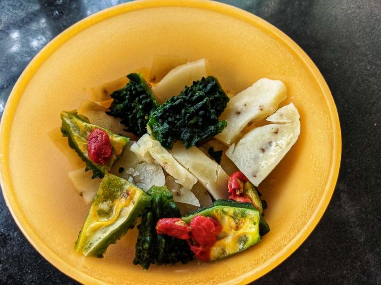 Easy and Quick Bitter Gourd and Potato Mash, Ucche Alu Makha: An ...