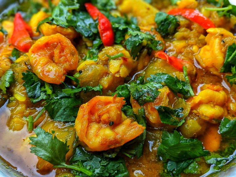 Lau Chingri Recipe: Bengali style White Gourd with Prawns – Orange Wayfarer